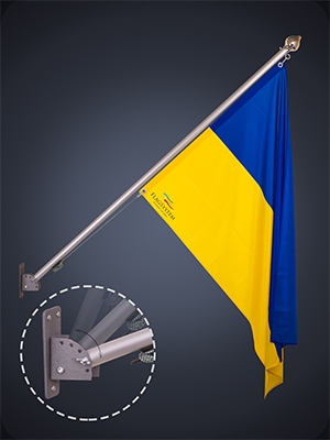 Настенный флагшток PATRIOT UNIVERSAL | FlagSystem