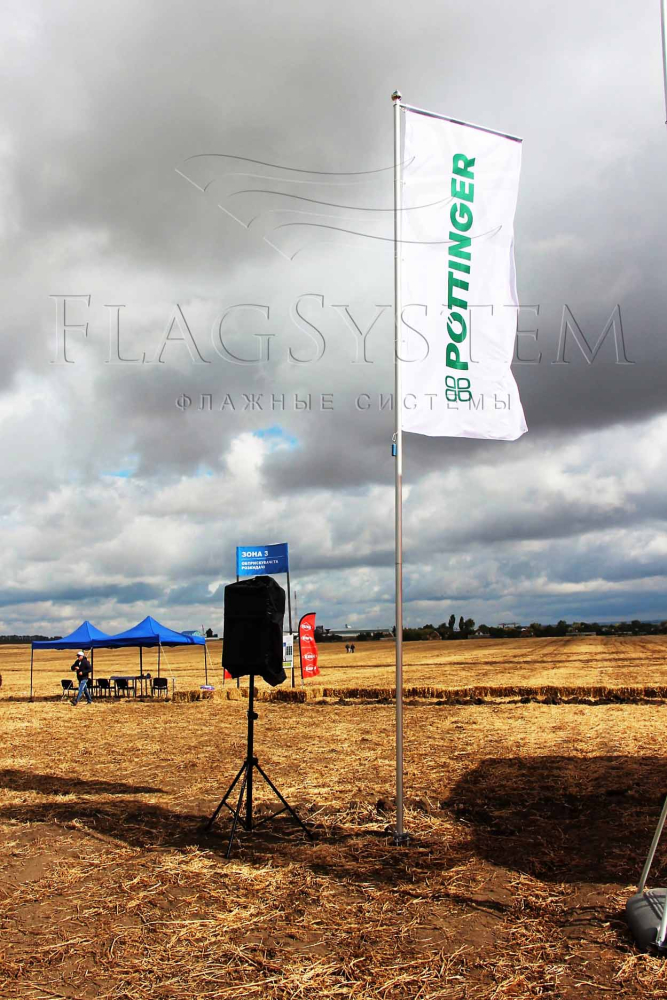 Мобільний флагшток БАНЕР із забивною основою | FlagSystem