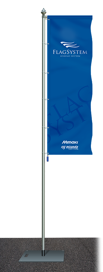 Мобільний флагшток Банер з підставкою – купити флагштоки для подій | FlagSystem